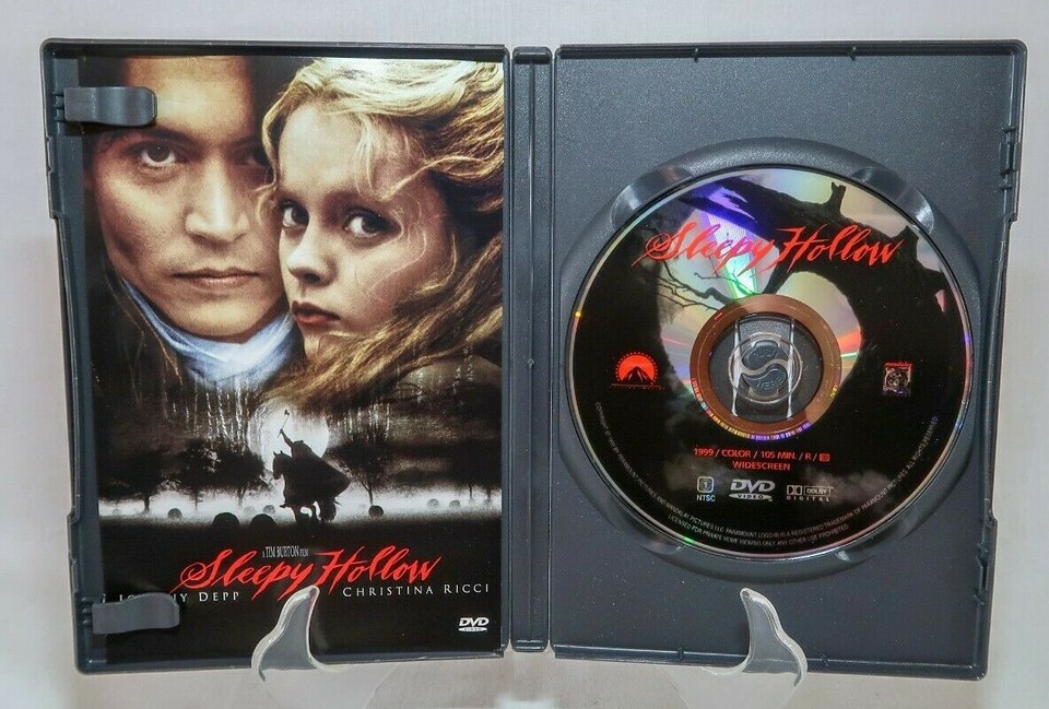 Sleepy Hollow 1999 Film (DVD, 2017, Widescreen) Johnny Depp Tim Burton ...