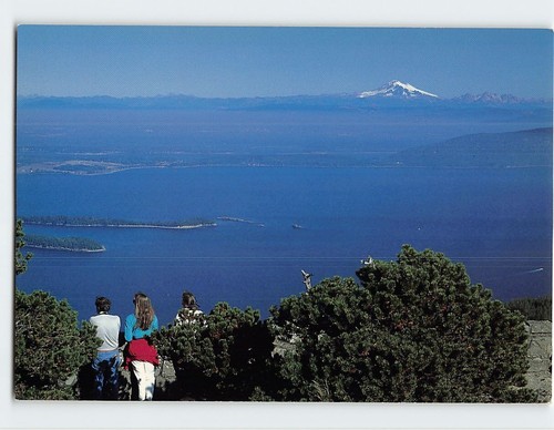 Postcard View from Mt. Constitution Orcas Island Washington USA | eBay