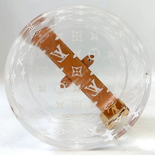 LOUIS VUITTON Scott Box Clear Monogram Print Plexiglass Case GI0203 ...