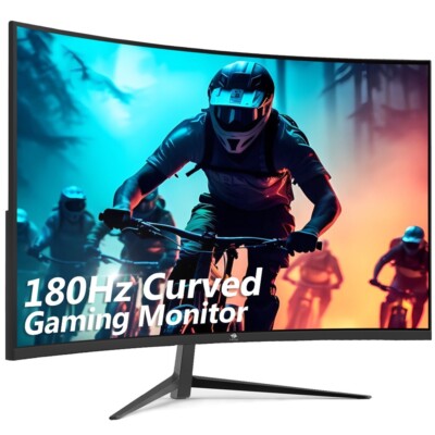 Z-EDGE 24" FHD Ultra Thin Frame 180Hz 1ms FreeSync HDMI DP Curved ...