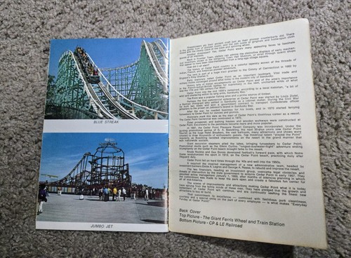 Vintage 1970s Cedar Point Souvenir Book Photographs Photobook | eBay