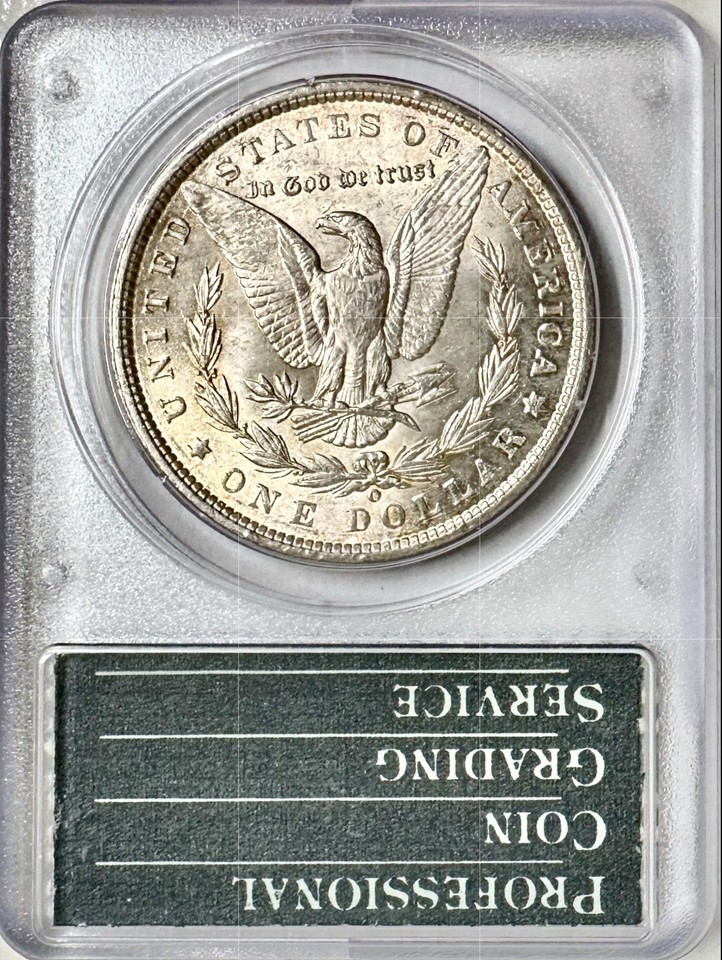 1900 O MORGAN SILVER DOLLAR PCGS MS63 VINTAGE RATTLER HOLDER FREE | eBay