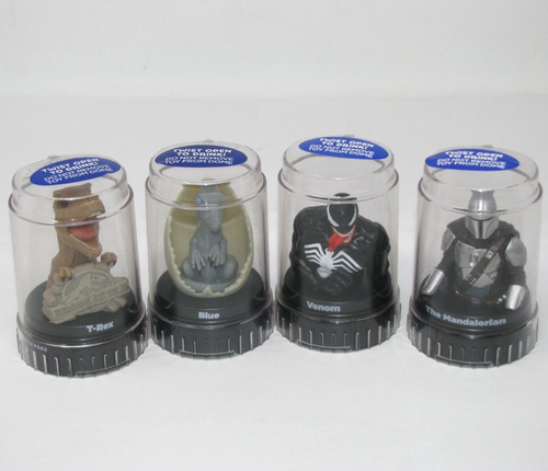 Lot Of 4 Podz Star Wars Mandalorian Venom Jurassic Park T-Rex Baby Blue ...
