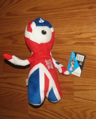 NWT London 2012 Olympics Mascot ~ Wenlock Union Flag Soft Toy 10" | eBay