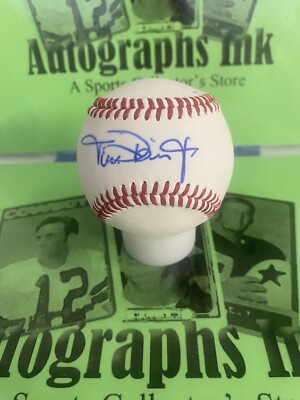 Tim Raines Jr Autographed Trump Signature Series Baseball Baltimore ...