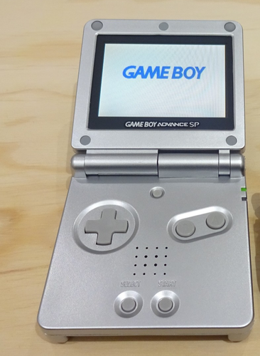 Original Nintendo Game Boy Advance SP Silver Backlit Enhanced IPS ...