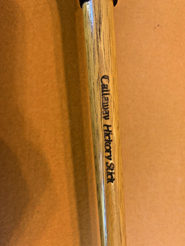 Callaway Billet Series "IN" Heel Shafted Hickory Stick Putter | eBay