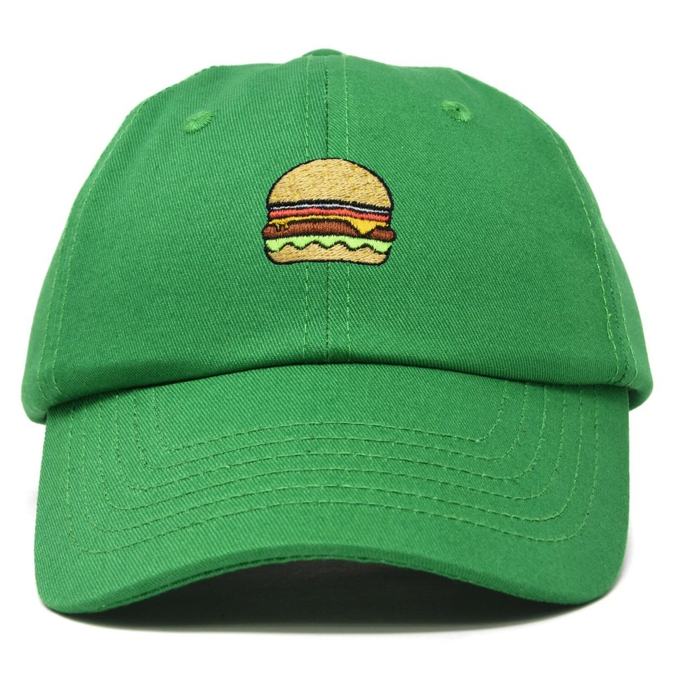 DALIX Hamburger Hat Cheeseburger Dad Baseball Cap Gift | eBay