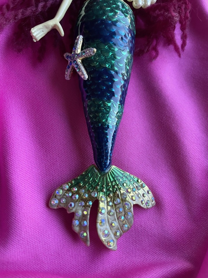 Betsey Johnson Shell Shocked Vintage HUGE Mermaid Doll Red Head Long ...