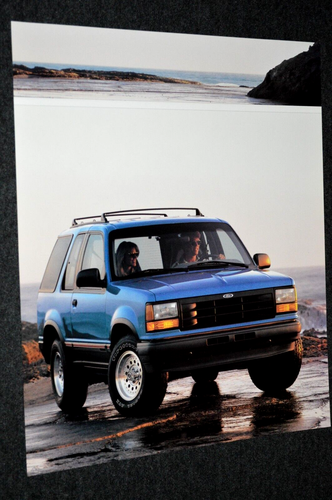 1992 FORD EXPLORER SPORT ORIGINAL DEALER ADVERTISEMENT PRINT AD 92 BLUE ...