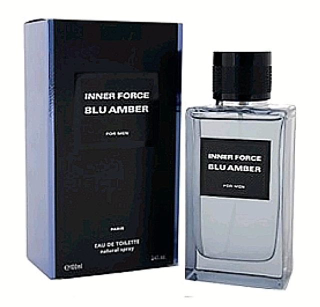 Inner Force Blu Amber Perfume for Men by Glenn Perri 3.4 Oz EDT Spray ...