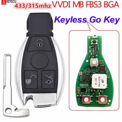 Xhorse Universal VVDI MB FBS3 BGA Keyless Go Key for Benz W204 W207 ...