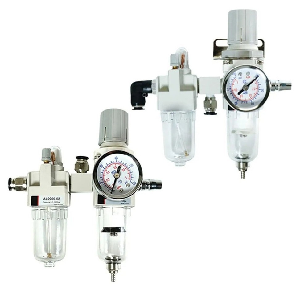 For Garage Use Pressure Regulator Air Line Filter PP Construction ...