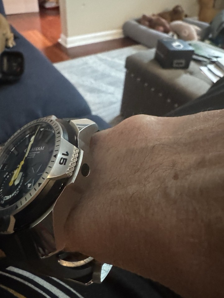 Graham Chronofighter Pro Dive prodive Automatic Watch 500 Meter - Near ...