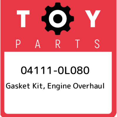 04111-0L080 Toyota Gasket kit, engine overhaul 041110L080, New Genuine ...