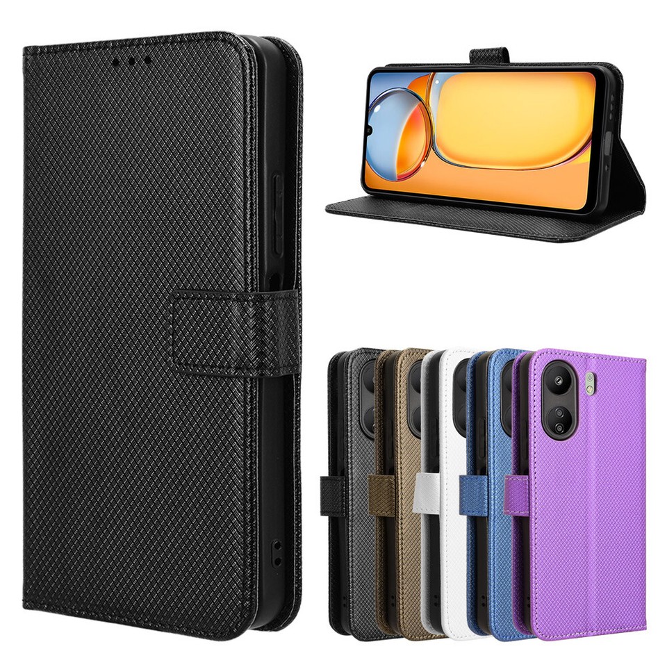 For BLU View 5 5G B160V, Fashion Shockproof Leather Wallet Stand Case ...