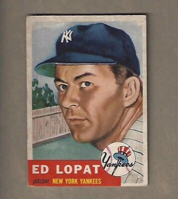 1953 TOPPS ED LOPAT # 87 | eBay