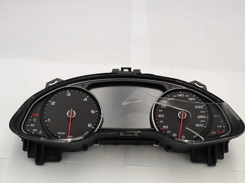 Orig Audi Q7 4M Tachometer Speedometer Instrument Cluster Diesel Km/H ...