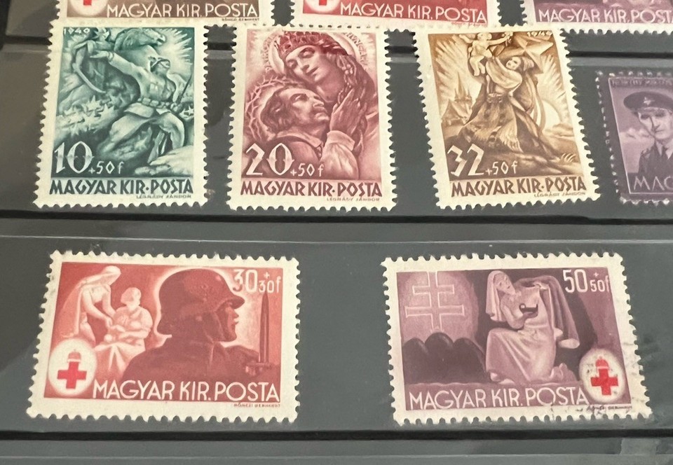 German Hungary Magyar Stamp Lot WW2 Era | eBay