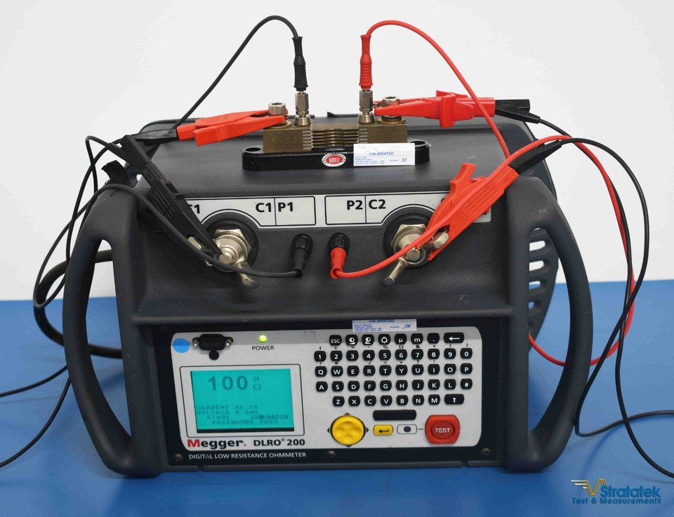 Megger DLRO200 200A Digital Low Resistance Ohmmeter NIST Calibrated | eBay