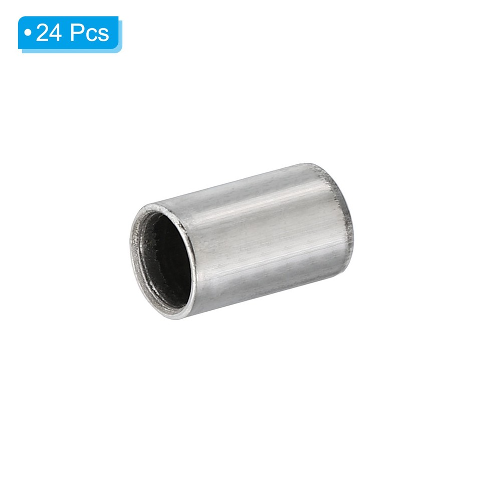 M6 Steel Spacers, 24 Pcs Metal Spacers Steel 6.2mm ID x 8mm OD x 12.3mm ...