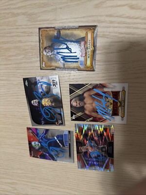 25 Lot Signed Wwe Cards Signed Wrestling Cards | eBay