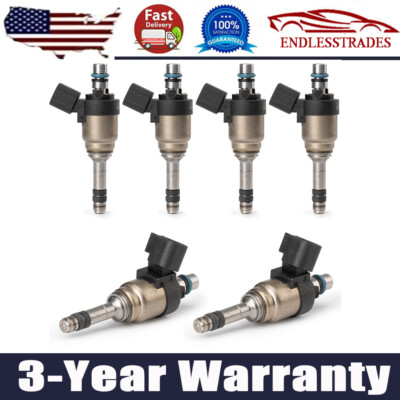 Set of 6 Fuel Injectors 35310-3C560 For Kia Hyundai Genesis Coupe 3.3L ...