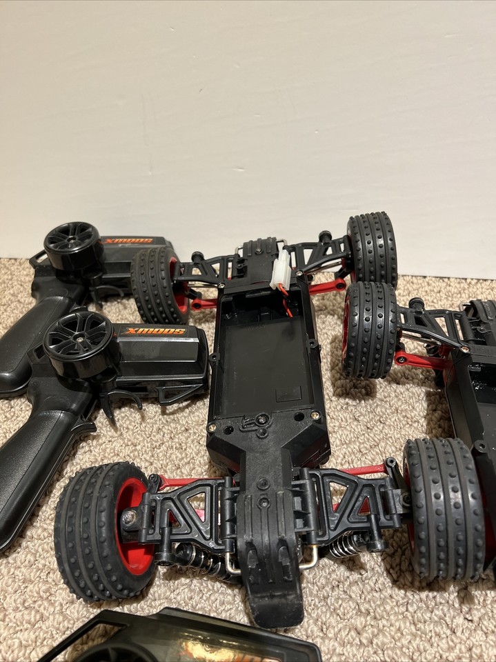 Huge Lot Of 1:16 Scale Radio Shack XMODS Customizable RC Buggys And ...