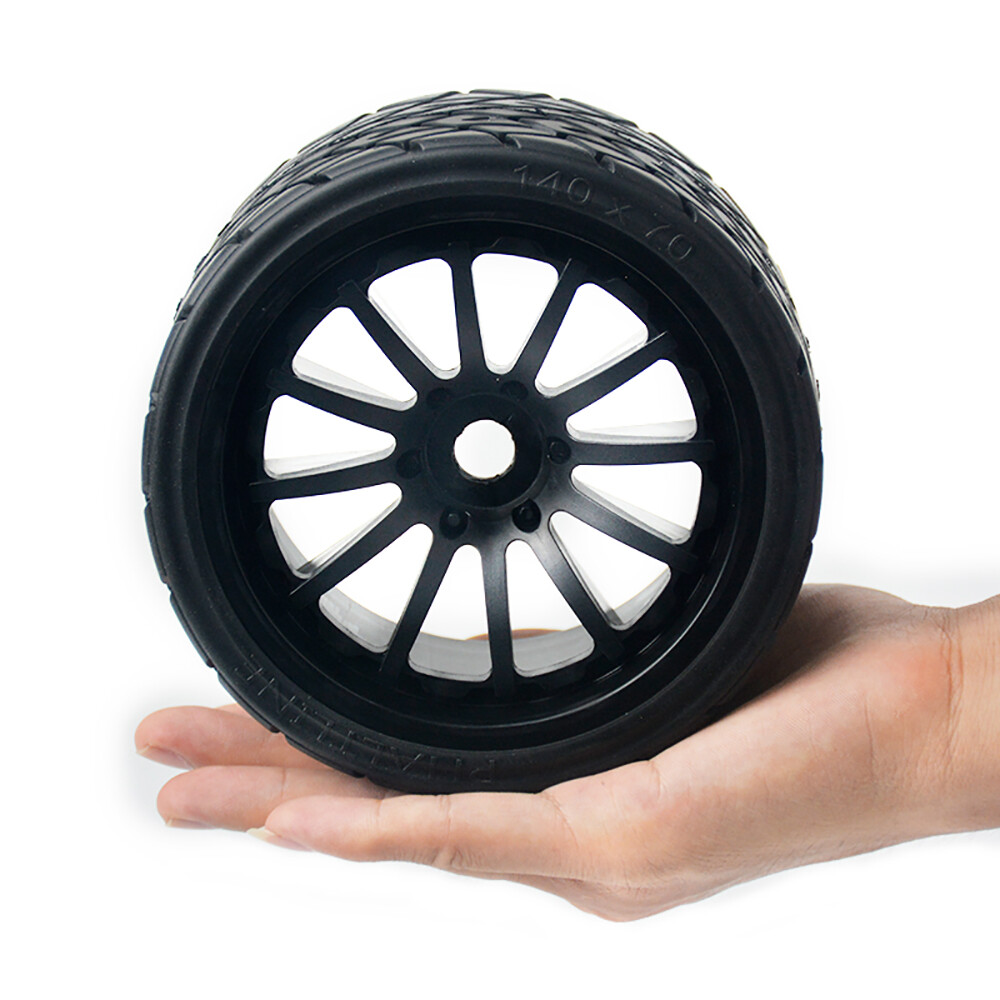 4pcs 1/8 On-Road Wheels Tires Rims 17mm Hex for 1:8 RC Model On-Road ...