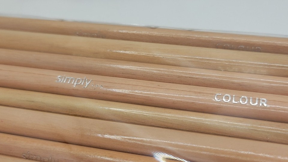 Daler Rowney Simply 17 Pencils (12 Colored And 5 Sketching) BRAND NEW ...