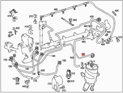 Genuine MERCEDES Line 6120700532 | eBay