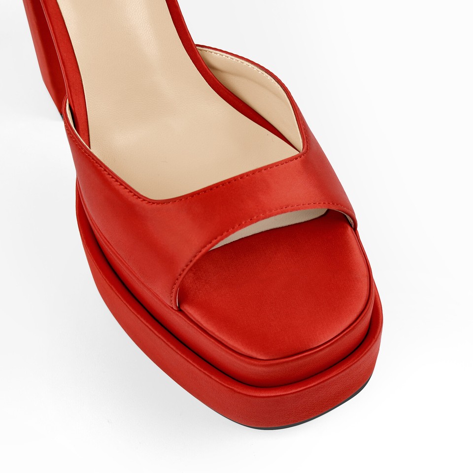 Onlymaker Womens Vintage Noble Cocktail Cute Dress Platform Chunky ...