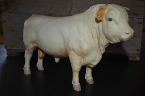 Vintage Breyer Charolais White Bull # 360 Traditional Size | eBay