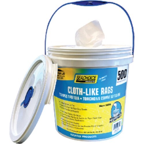Seachoice 500 Pack of Reusable Heavy Duty Cloth-Like Rags - Bucket | eBay