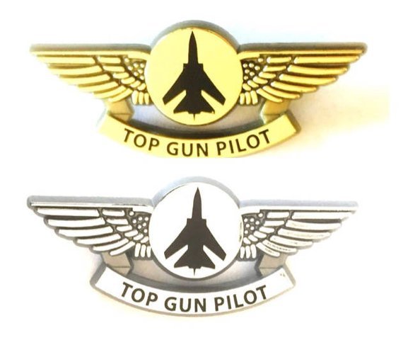 TOP GUN MOVIE MAVERICK FIGHTER PILOT WING PINS and PATCH | eBay