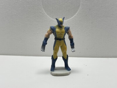 Marvel DC Zerboz Heroics Series 1 Wolverine Action Stance Figure 2011 w ...