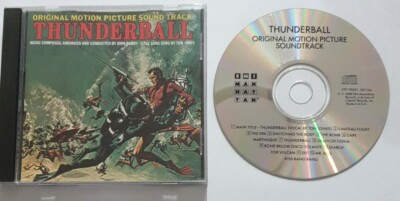 JAMES BOND...THUNDERBALL ORIGINAL MOTION PICTURE SOUNDTRACK CD..JOHN ...