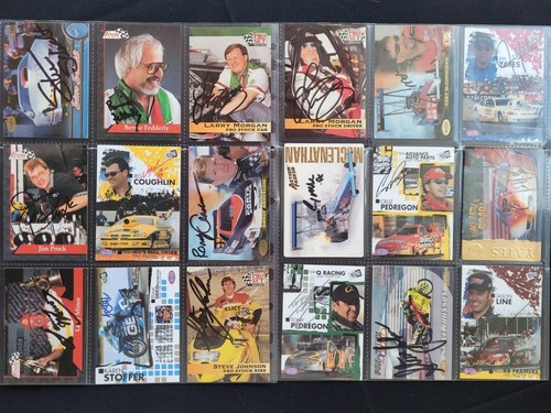 1990s/2000s NHRA Signed Cards, Lot of 18 | eBay