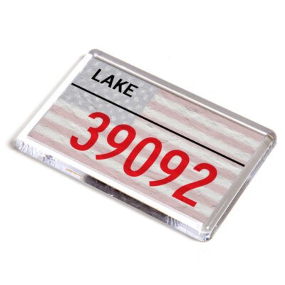 FRIDGE MAGNET - Lake, 39092 - US Zip Code | eBay