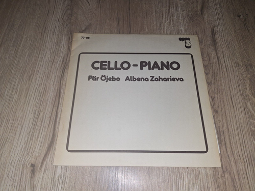 LP CLASSIQUE PAR OJEBO & ALBENA ZAHARIEVA "CELLO PIANO" 1977 SUEDE | eBay
