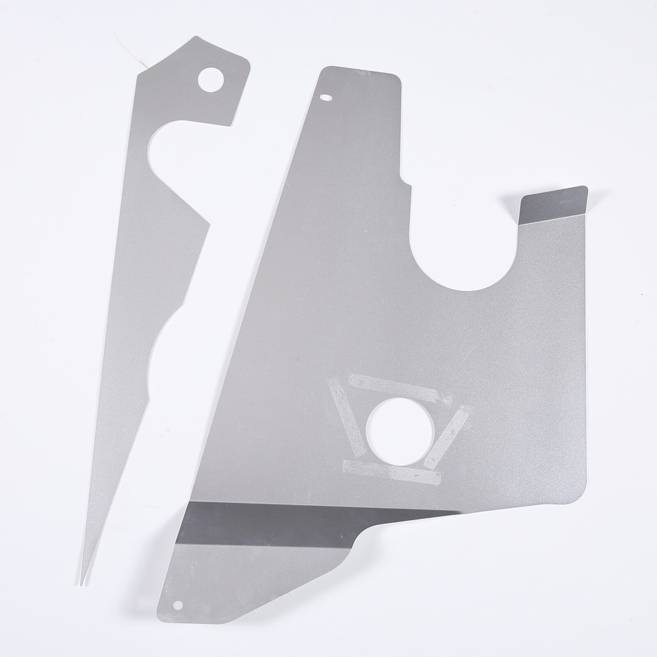 Silver Alloy Car Engine Side Panel Cover Accessories Kit For Corvette ...