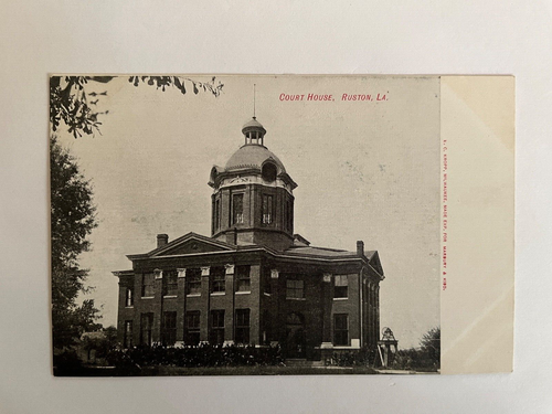 Ruston, Louisiana - Court House - UDB postcard | eBay