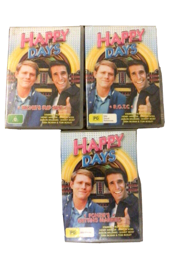 Happy Days DVD Bundle Region 4 various Episodes | eBay Australia