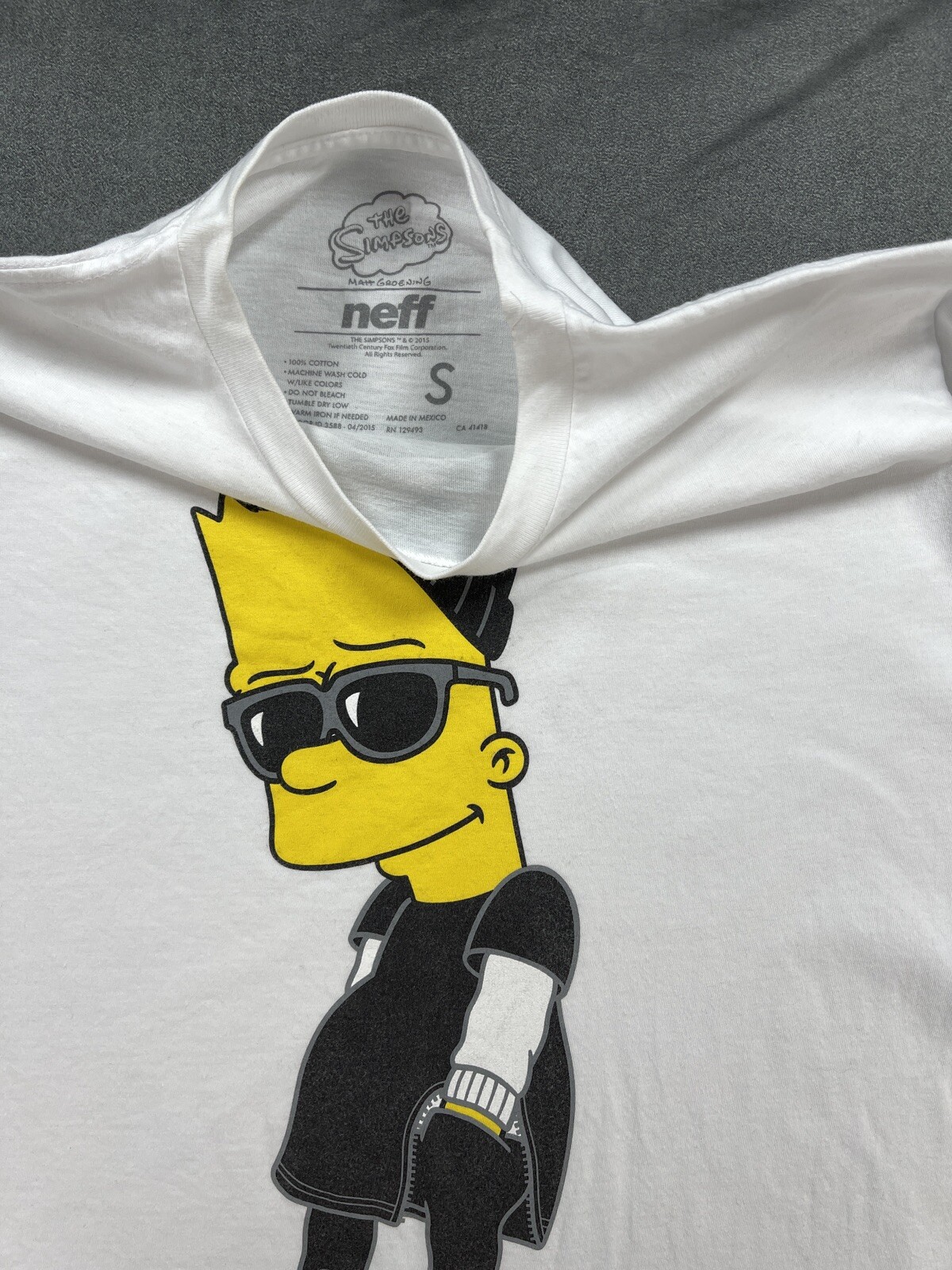 HYPE Bart Simpson NEFF Collaboration The Simpsons whi… - Gem