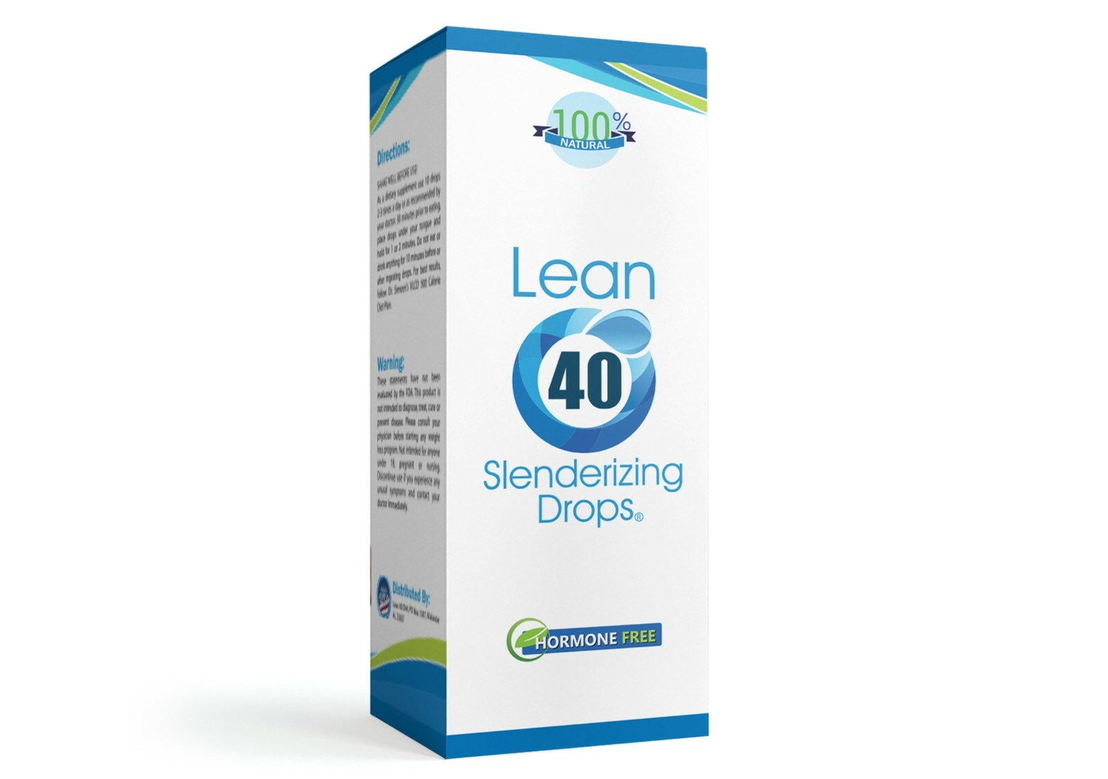 Lean 40 Diet Drops Weight Loss Supplement Lean Health 1234 Fat Burner ...