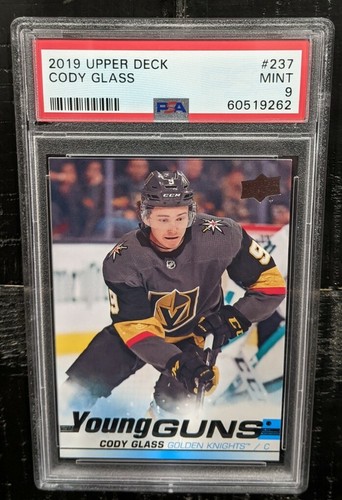 2019 Upper Deck Cody Glass Young Guns ROOKIE PSA 9 MINT Golden Knights ...