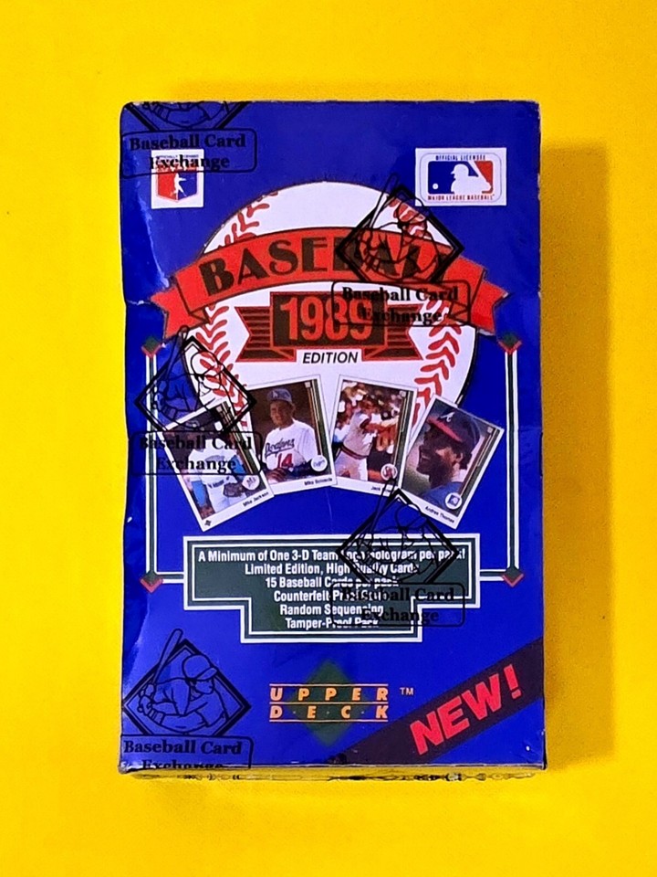 1989 UPPER DECK LOW SERIES BOXES BBCE (BUYING 2 BOXES) KEN GRIFFEY JR ...