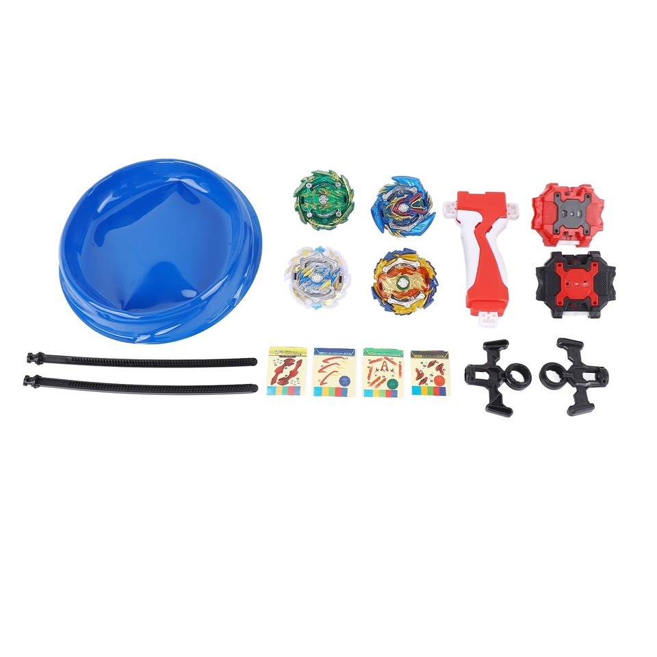 4 In 1 Rotation Gyroscope Toy 2 Launchers Gyroscope Toy Racing Game For ...