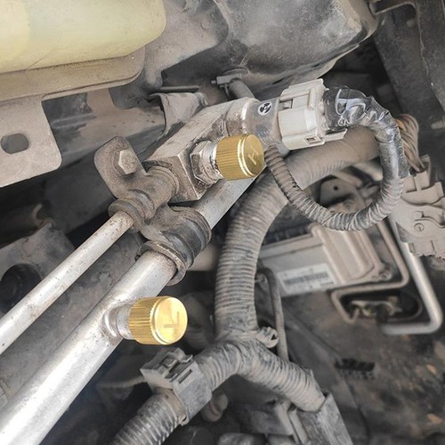 Car Air Conditioner Refrigerant Cover Valve Core Caps High Low Side ...