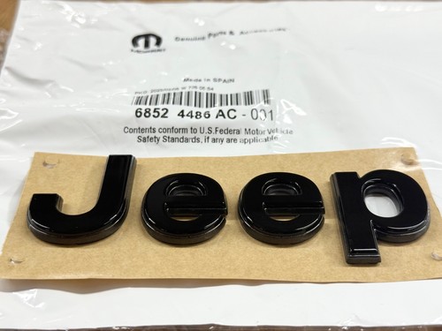 20-23 JEEP GRAND CHEROKEE L HOOD NAMEPLATE BADGE EMBLEM OEM MOPAR ...